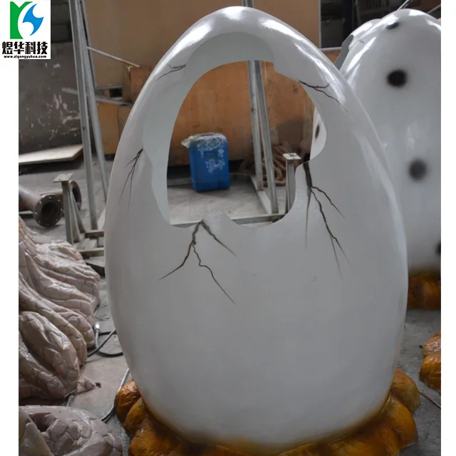 Life-size Display Attractive Realistic Animatronics Hatching Dinosaur ...