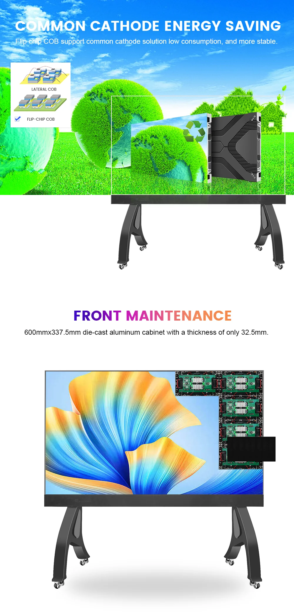 135inch Smart COB LED Display - Ideal for Meetings & Conferences