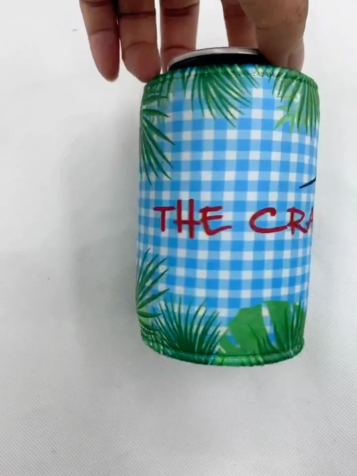 High Quality Custom Logo Stubby Holder Insulated Sublimation Beer Can ...