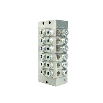 Progressive Divider Valve Manifolds Block For Lubrication System Grease ...