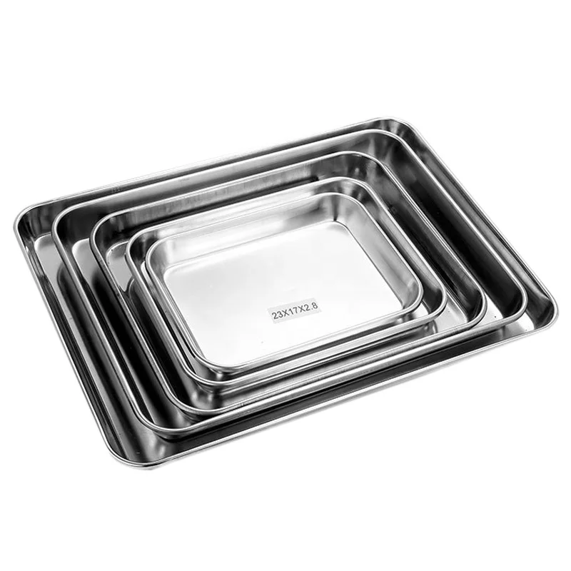 Medical Stainless Steel Instrument Tray Dental Surgical Treatment Tray ...