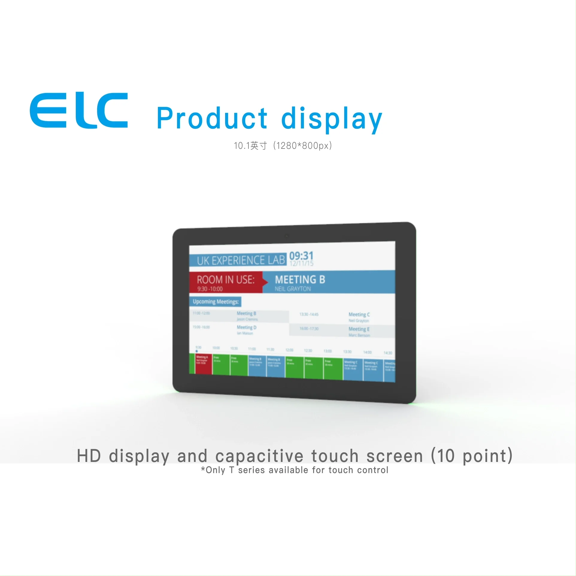 Cheep Wall Mount 10.1 Inch Touch Screen Poe Power Surrounding Led ...