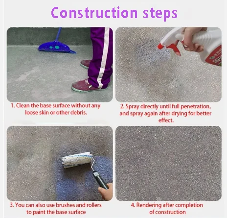 Sand Fixing Agent Spray - Durable Concrete Repair Cement