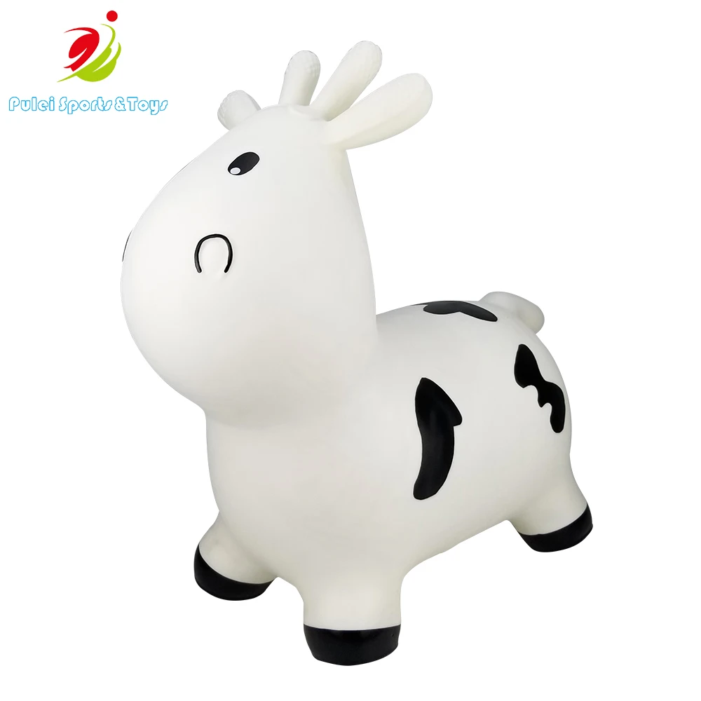 Bouncy Giraffe Hopper Inflatable Jumping Giraffe Bouncing Animal Toys ...