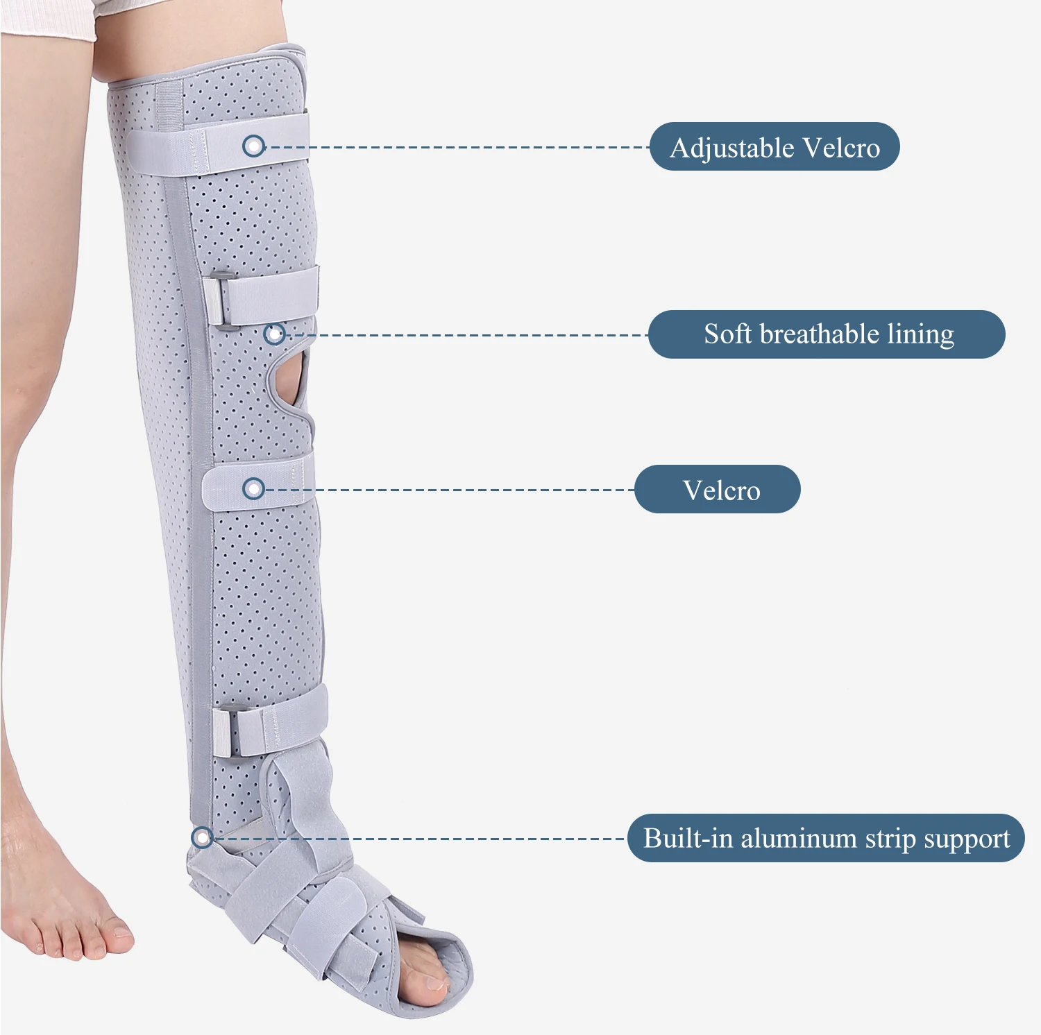 Orthotics Knee Joint Fixation Brace - Patellar Fracture Splint Protector