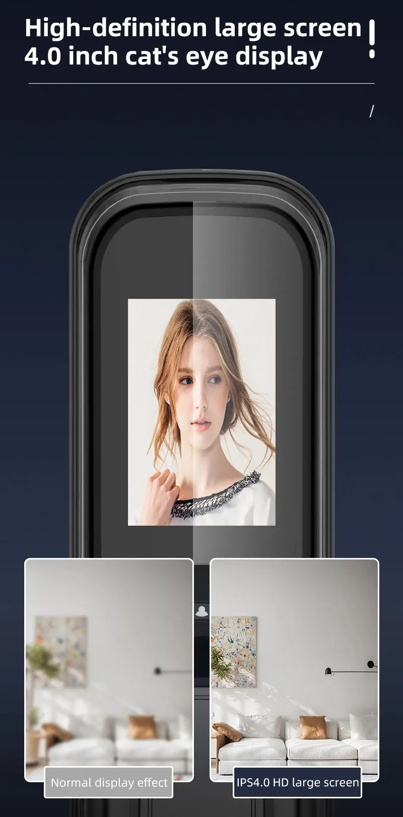 3d Face Recognition Fingerprint Top Smart Lock Video Doorbell Tuya Wifi ...