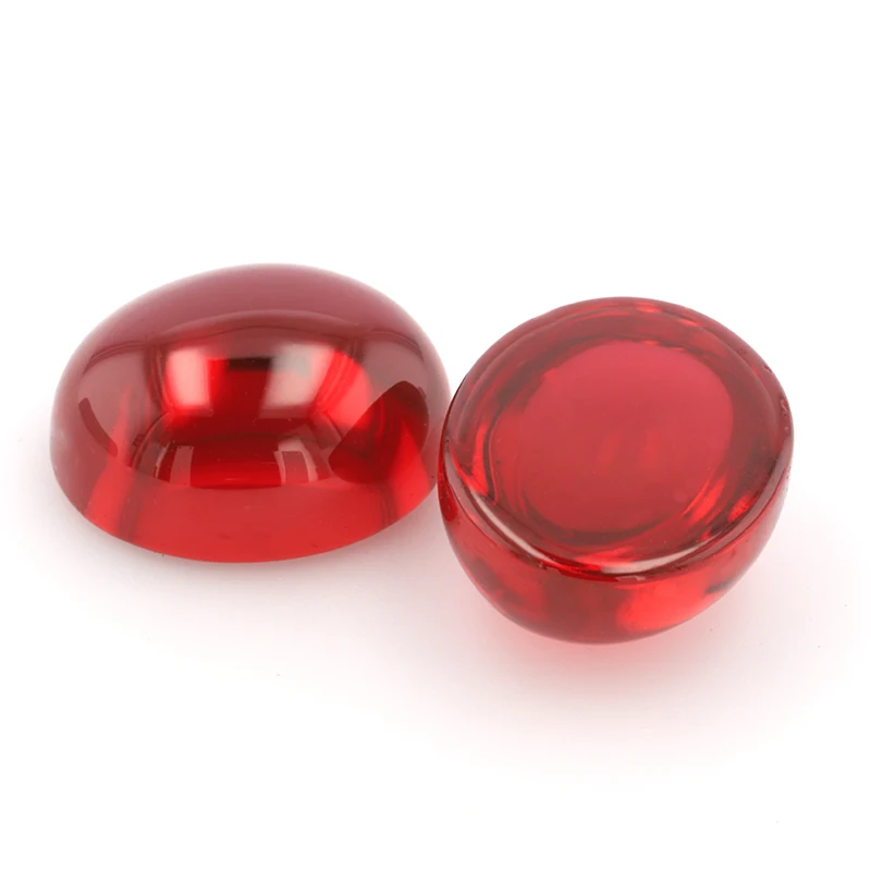 Piedra de rubí sintético, ovalada, Gema de rubí rugoso, precio de rubí ...