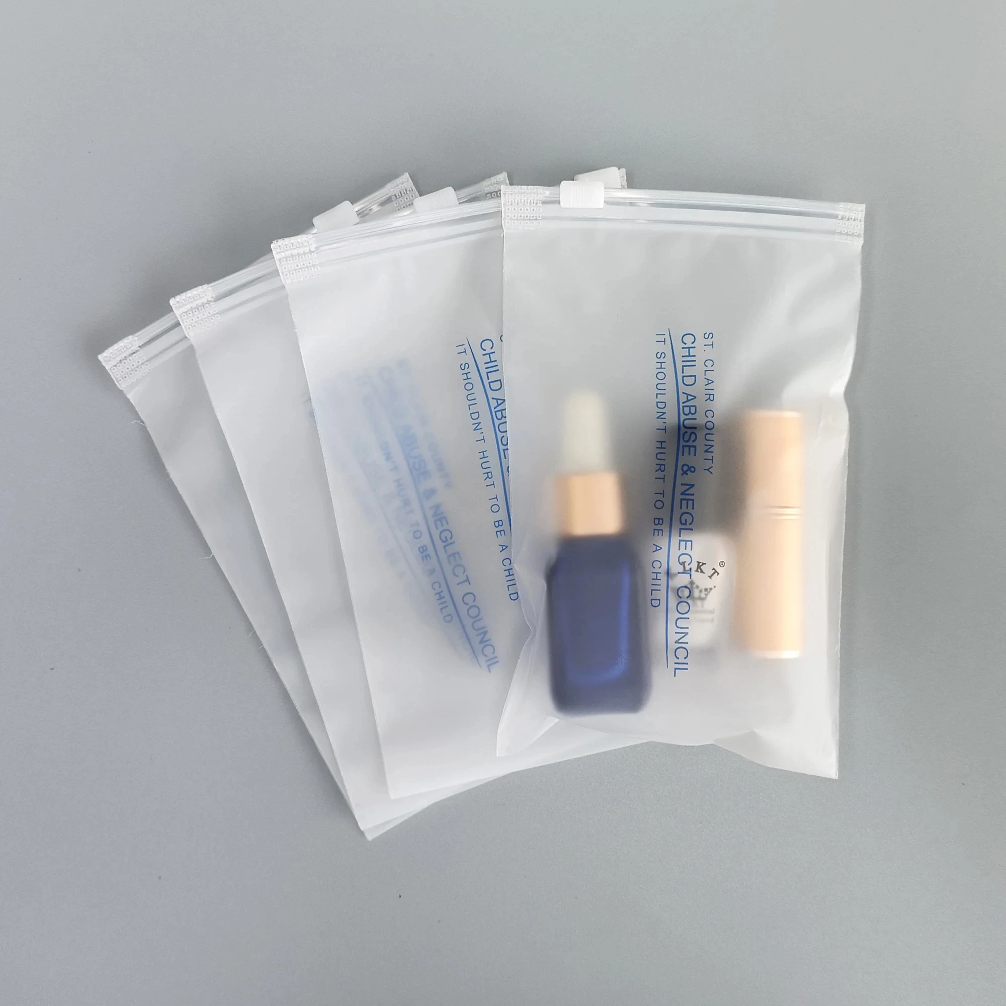 Customized Printing Logo Frosted Matte Black Zip Lock Packaging Bag ...