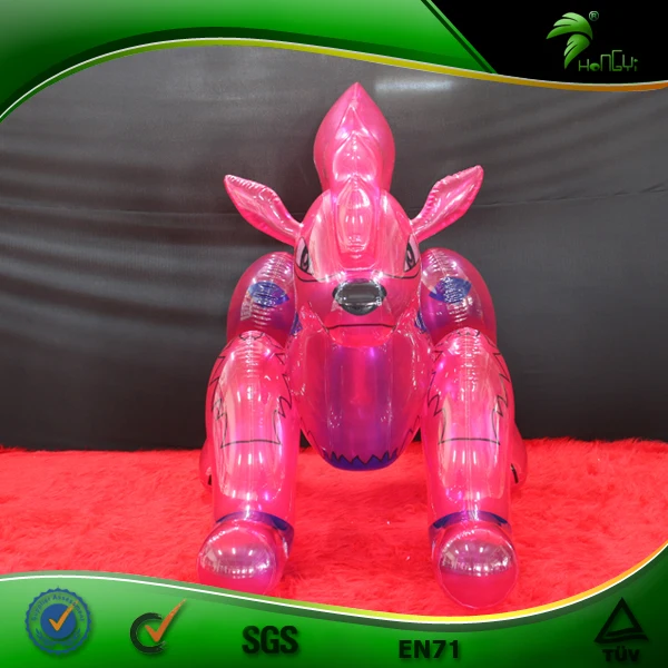Inflatable Custom Pink Transparent Arcanine Husky Dog Inflatable Husky ...