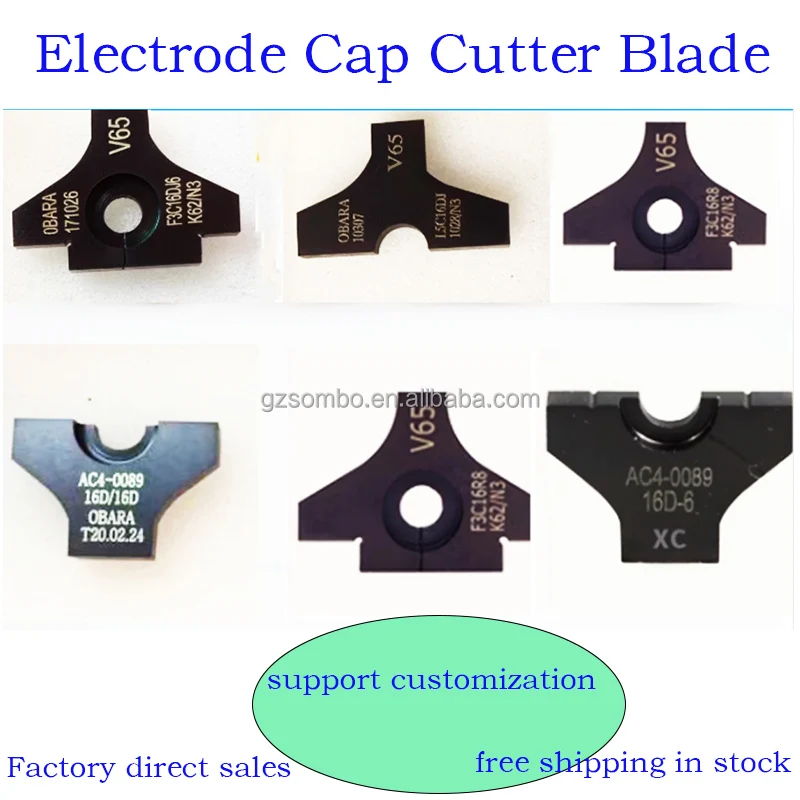 Tip Dresser Blades Cutter KM1-6-8R for Electrode Cap Trimming