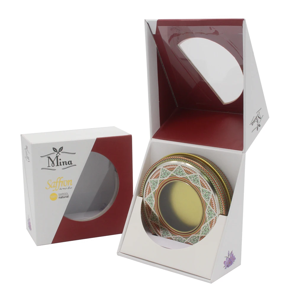 Custom Saffron Packaging Boxes - Elegant & Recycled