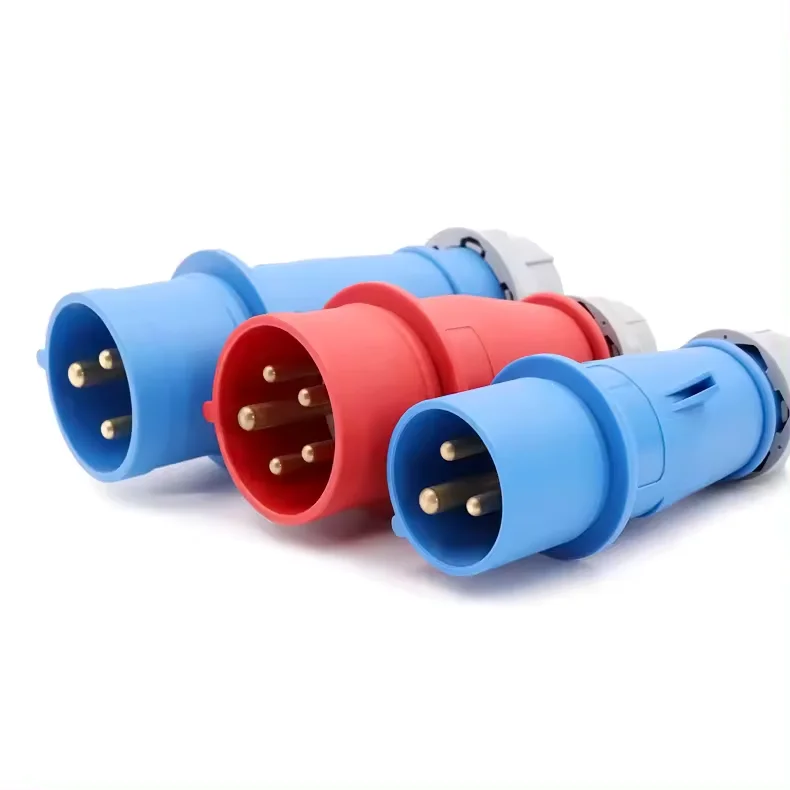 European /international Standard Cee/iec 60309-2 Connector Ip44 3/4/5p ...