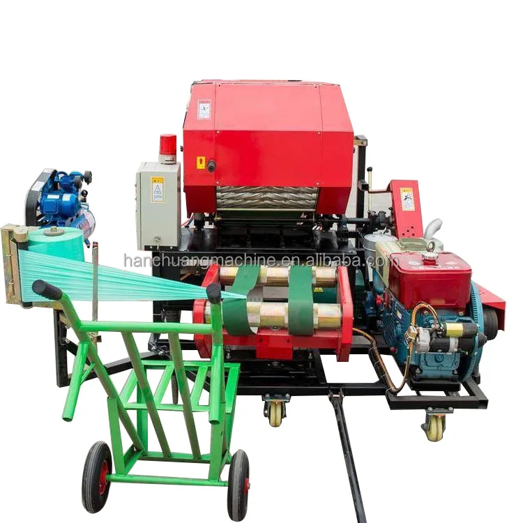 Cow and Sheep Forage Silage Feed Bundling and Wrapping Machine for Wet ...