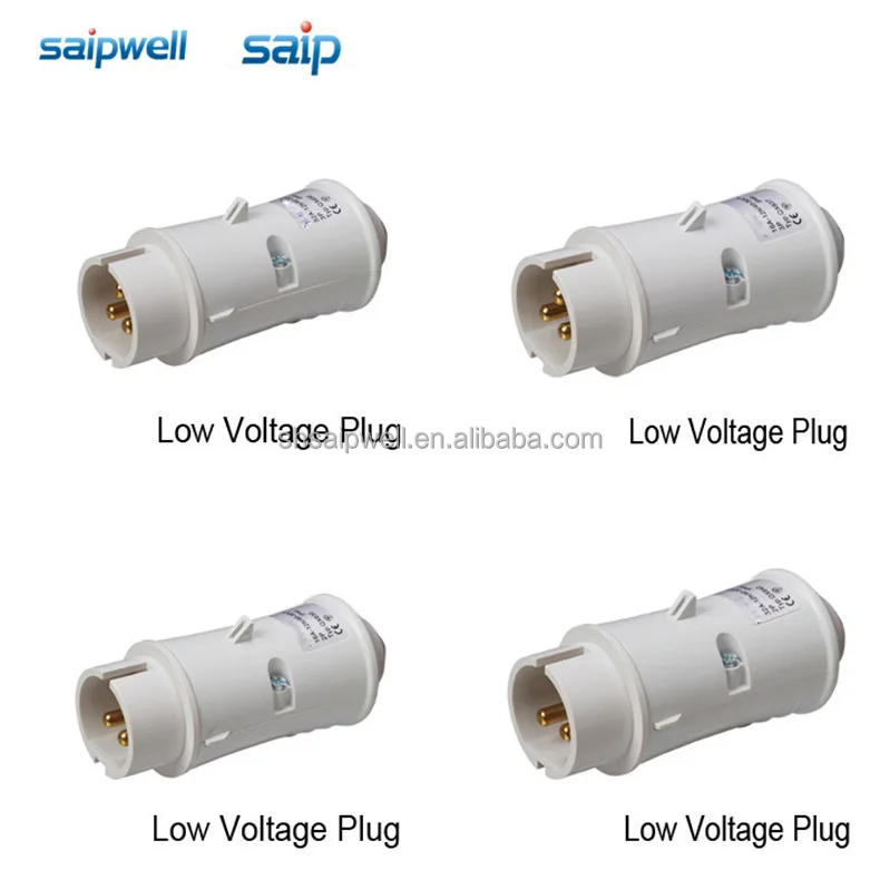 Industrial Plug Socket SAIPWELL CEE IEC Low Voltage 2P 3P 16A 32A Panel ...