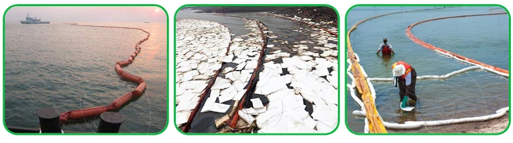 Marine Port Harbor Environmental PVC Oil Boom Floating Containment ...