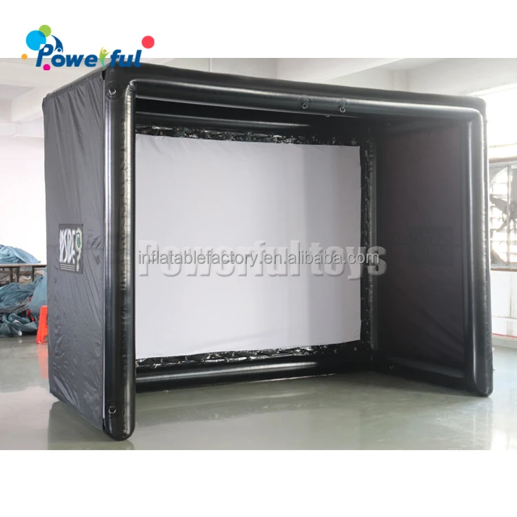 Luxury Inflatable Golf Simulator Tent - Airtight Outdoor Enclosure for ...