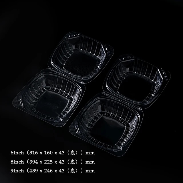Top Selling Ps/pet 3 Compartment Food Container Plastic Iceam ...