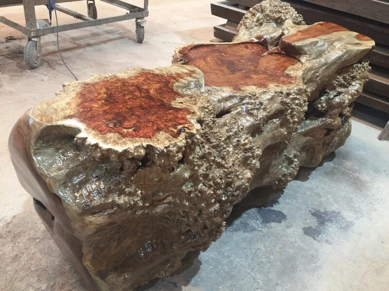 Luxury Custom Solid Whole Tree Slab Table Ebony Slab In Stock - Buy ...