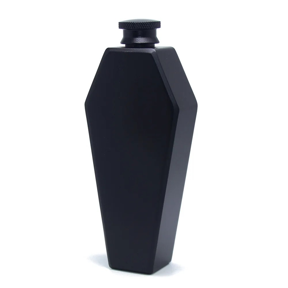 6oz Hexagon Hip FlaskGifts Christ Church Stainless Steel Novelty Coffin ...