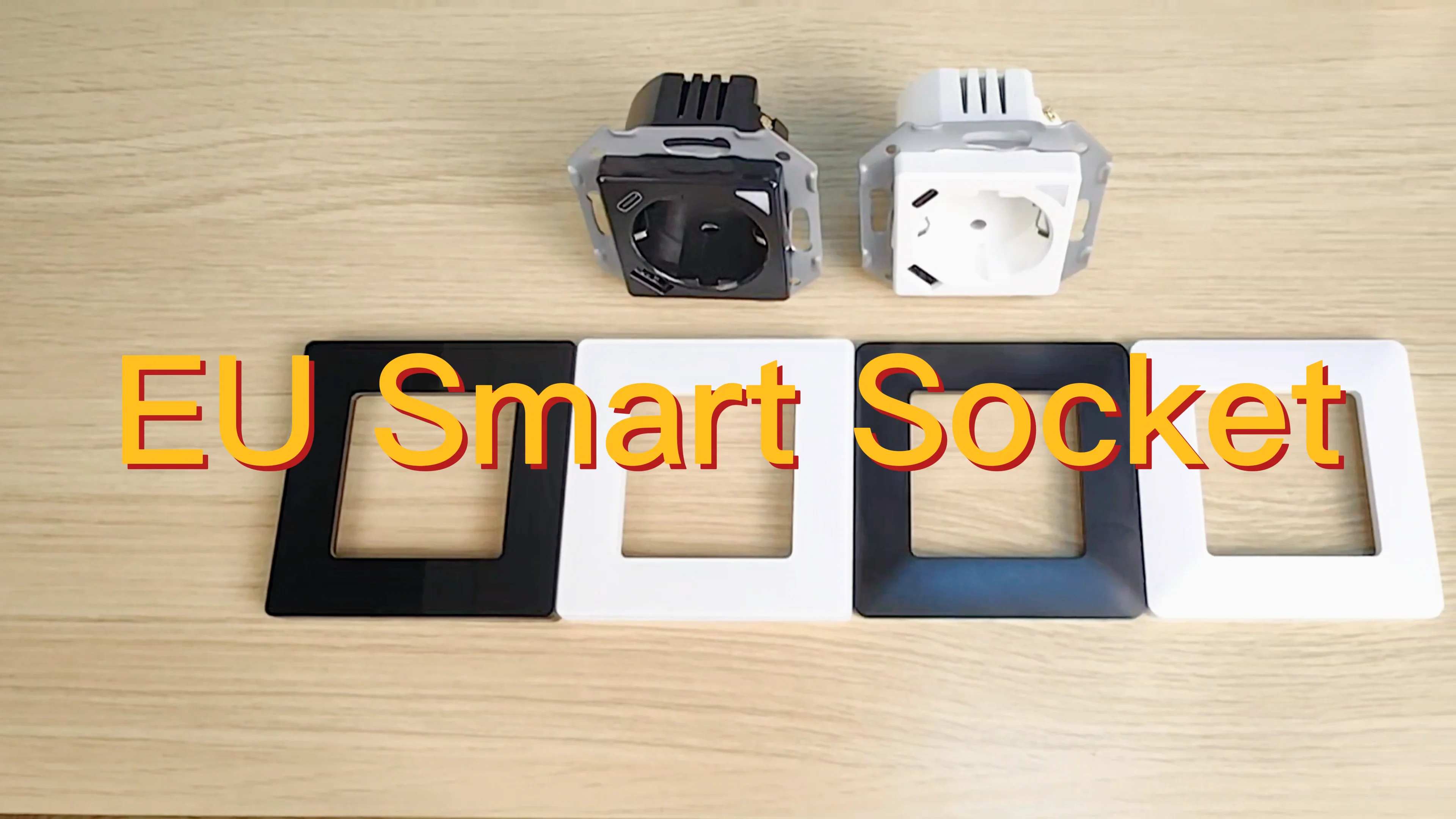 Eu Usb Smart Socket Type-c Wifi Smart Wall Socket Tuya With Power ...