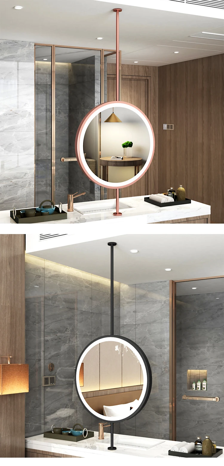 Bathroom Floating Wall Decorative Suspended Mirrors