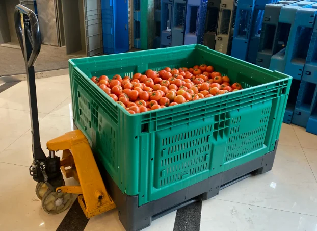 Vented Pallet Box 1200 X 1000 X 810 mm Large Storage Vegetable Fruit ...