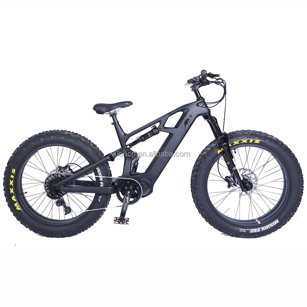2024 Carbon Fibre Ebike - Full Suspension & Mid Drive Power