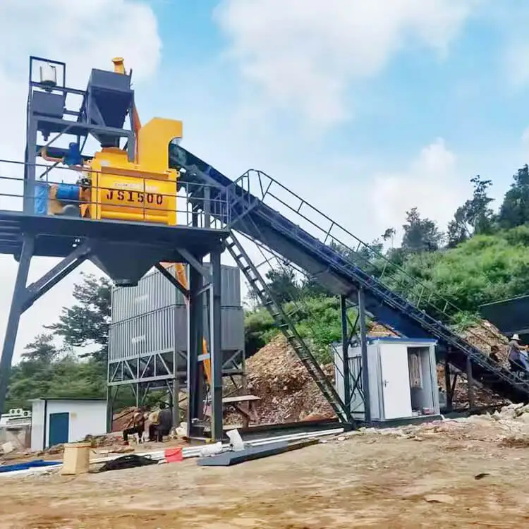 Batch Mini Ready Mixed Rmc Mixing in Nepal Concrete Batching Plant ...