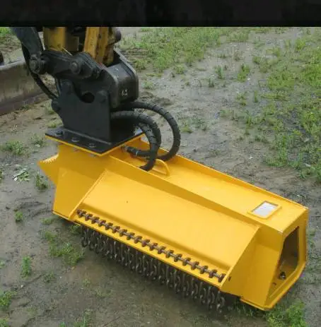 MONDE Stock Sales Hydraulic Flail Head Mower for 3~25 Tons Excavators ...