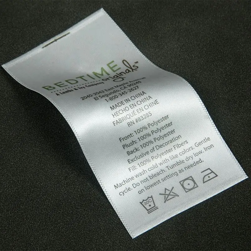 Removable Tear Away Garment Label Printing - Eco-Friendly Care Labels ...