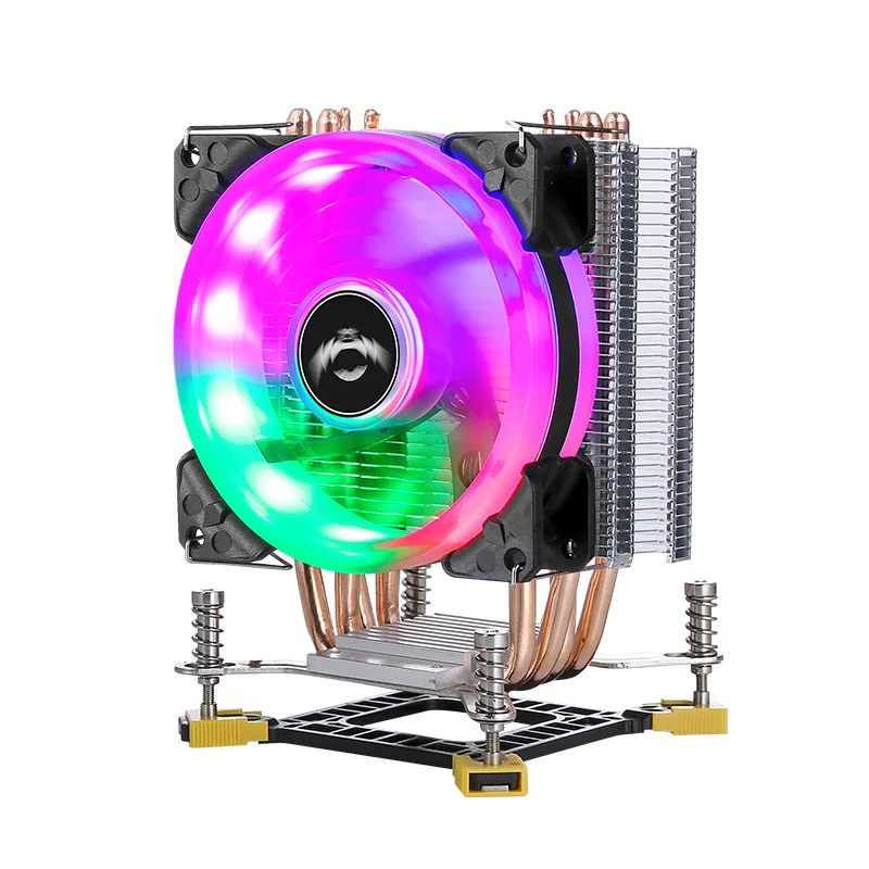 4 Heat pipe Copper pipe cpu cooler fan 90 mm Desktop PC Intel ...