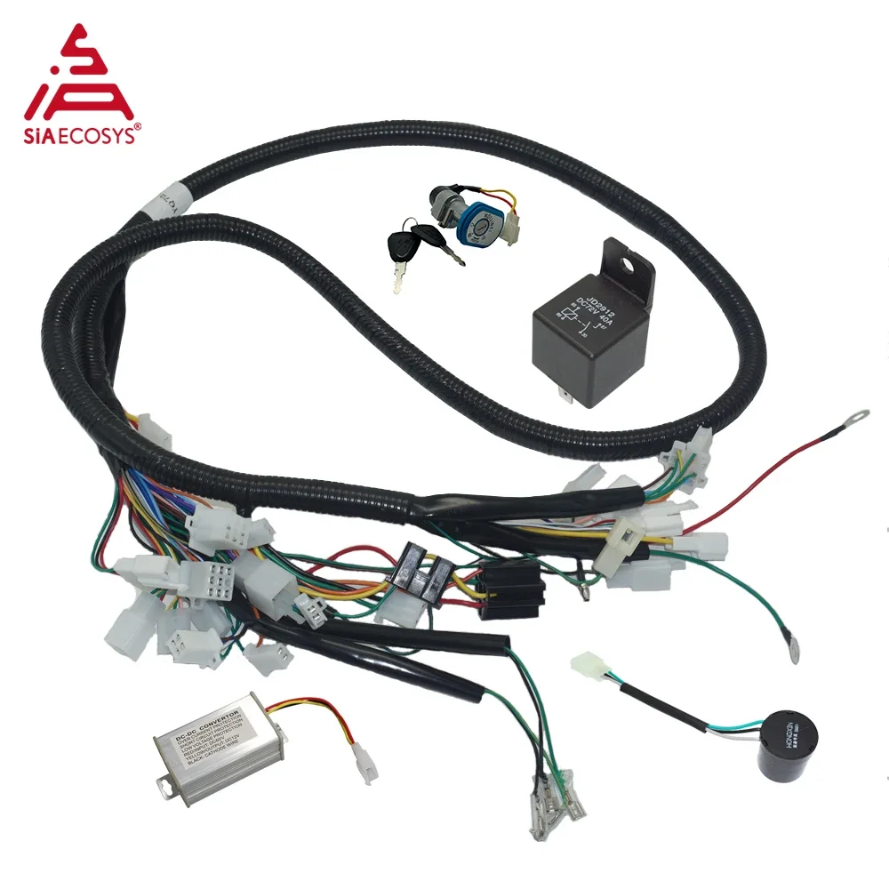 SiAECOSYS Vehicle Wiring Harness for Votol/Fardriver E-Bike Controller ...