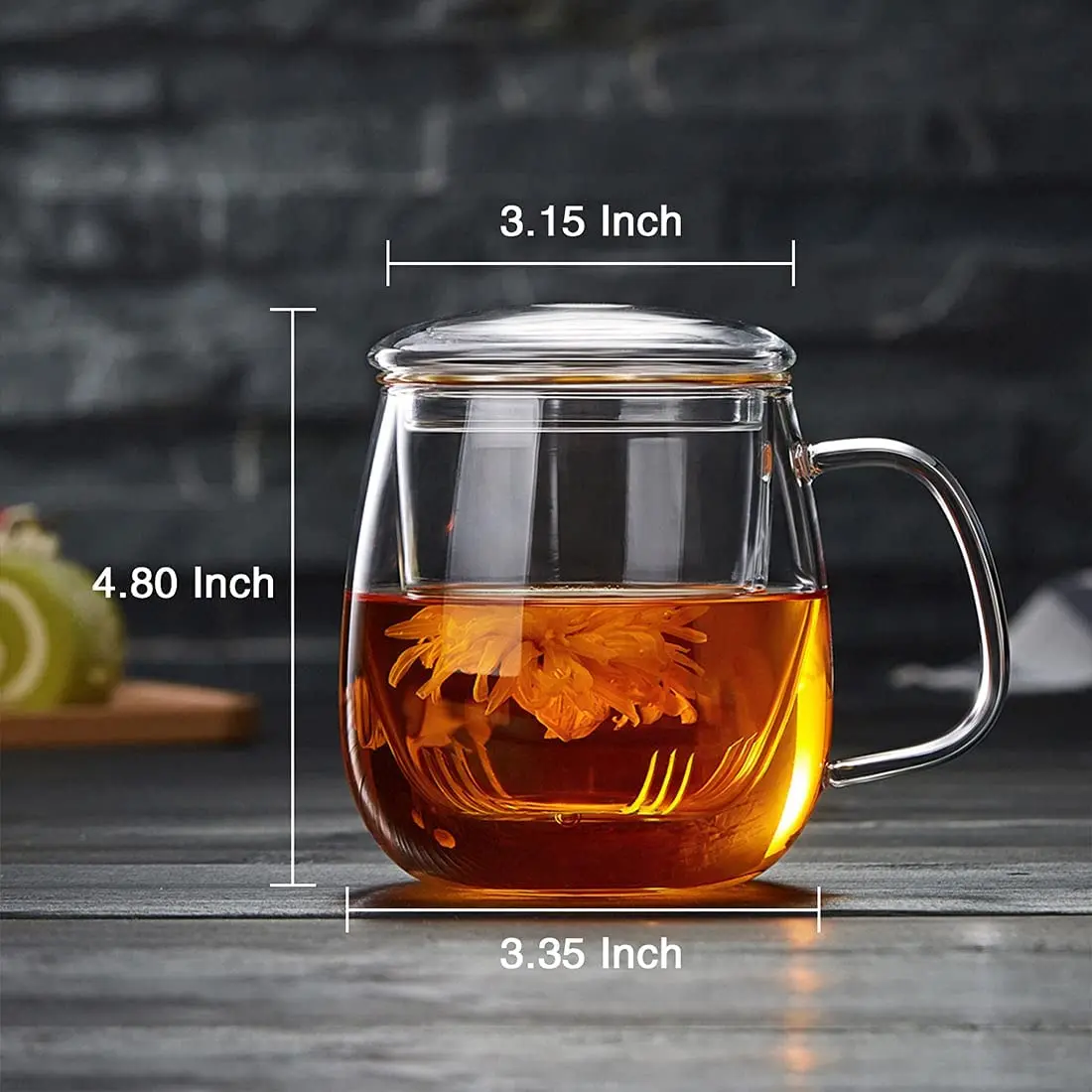 Clear glassware Drinkware Drinking Glasses Water Tumbler Loose Leaf ...