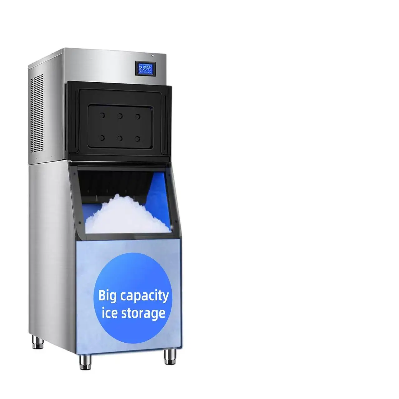 JZYTECH 20KG~1000KG Industrial Crushed Ice Machine for Ice Making and ...