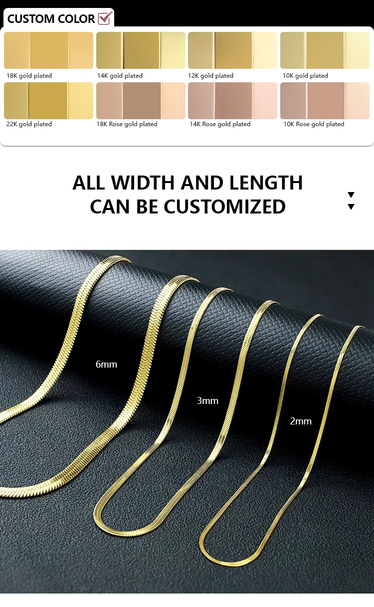 Non Tarnish Water Proof Chain Stainless Steel Necklaces Wholesale ...