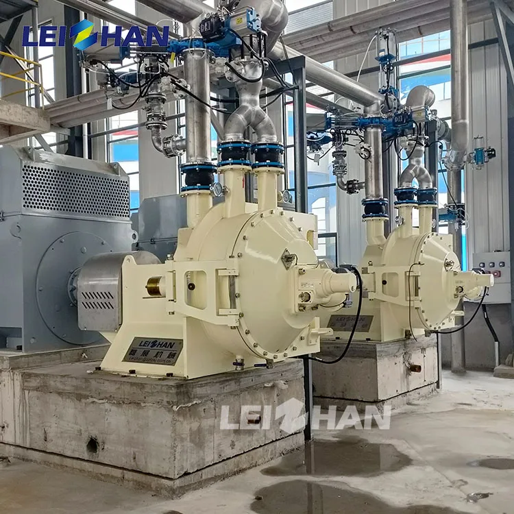 Waste Paper Pulp Double Disc Refiner Machine Pulping Equipment Pulp ...