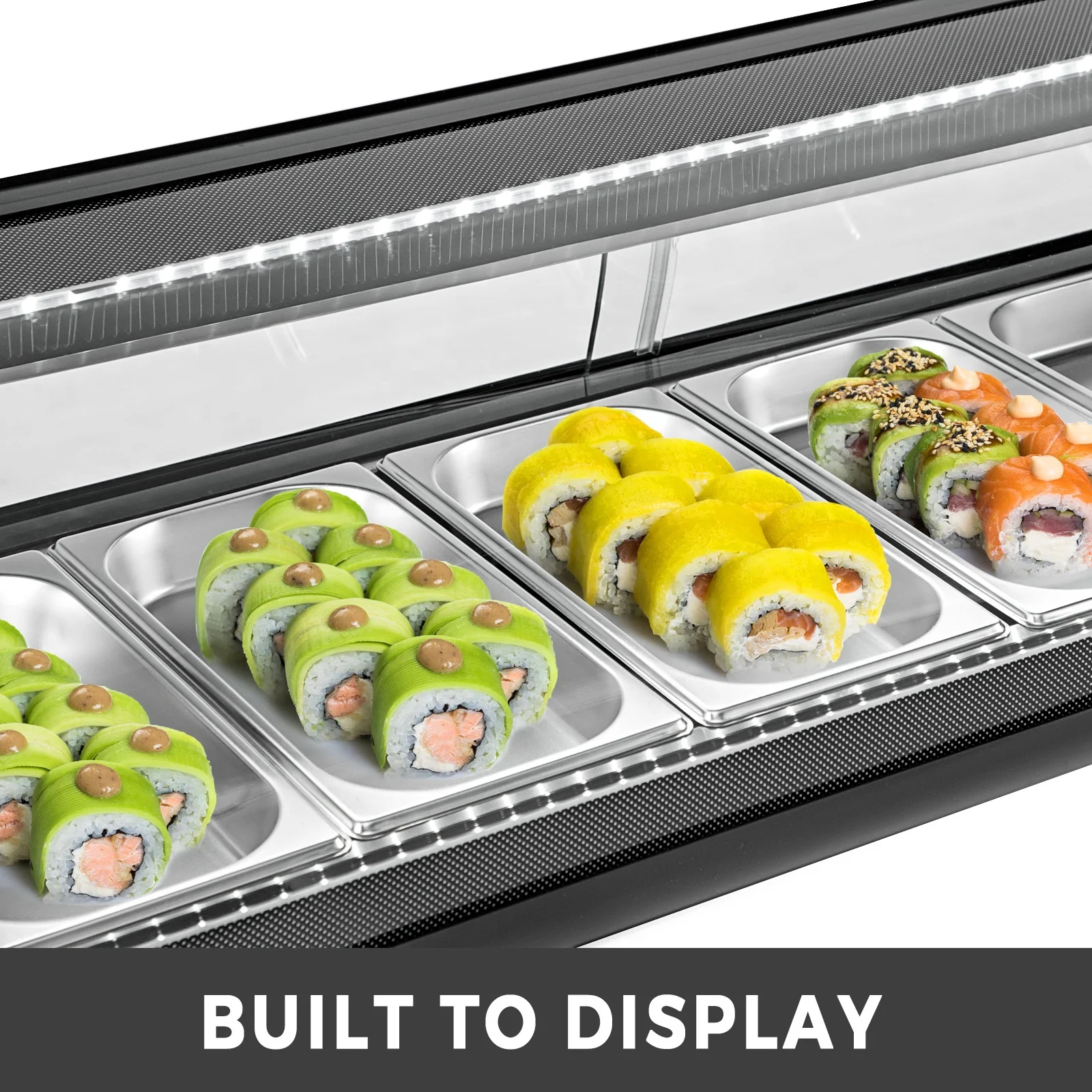 Supertise Sushi Showcase - Efficient Display & Chilling