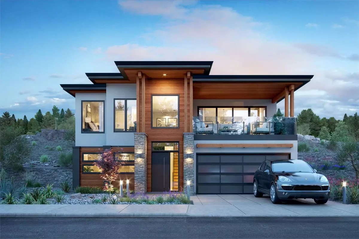 Modern Custom Villa - Two Story Prefab House with Steel Frame