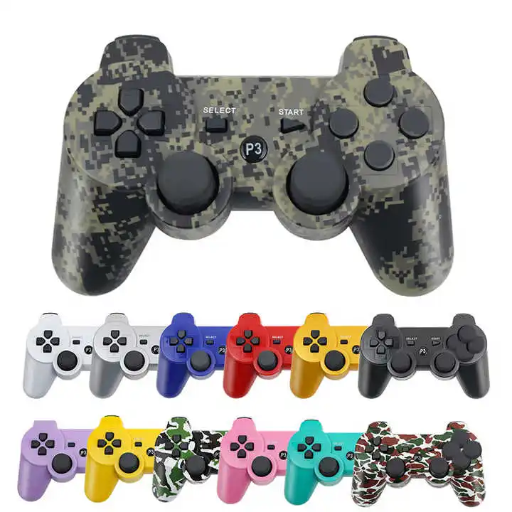 Dual Vibration Wireless Video Game Controller for PS3 BT Gamepad ...