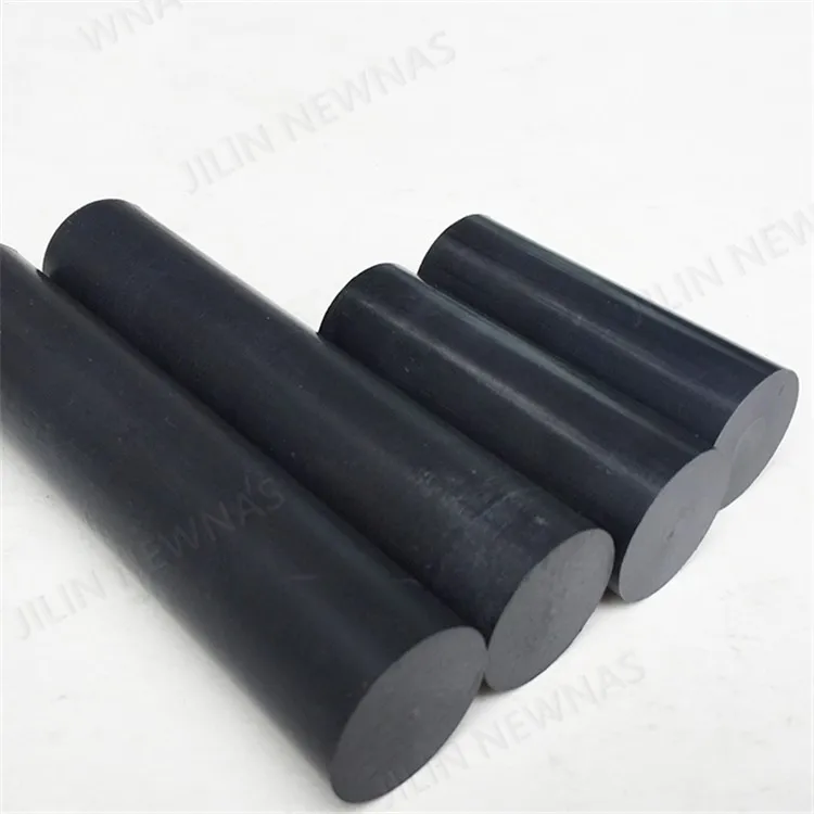 30% Carbon Fiber Filled CA30 Peek Rod Excellent Chemical Resistance Engineering Plastic Rods ...