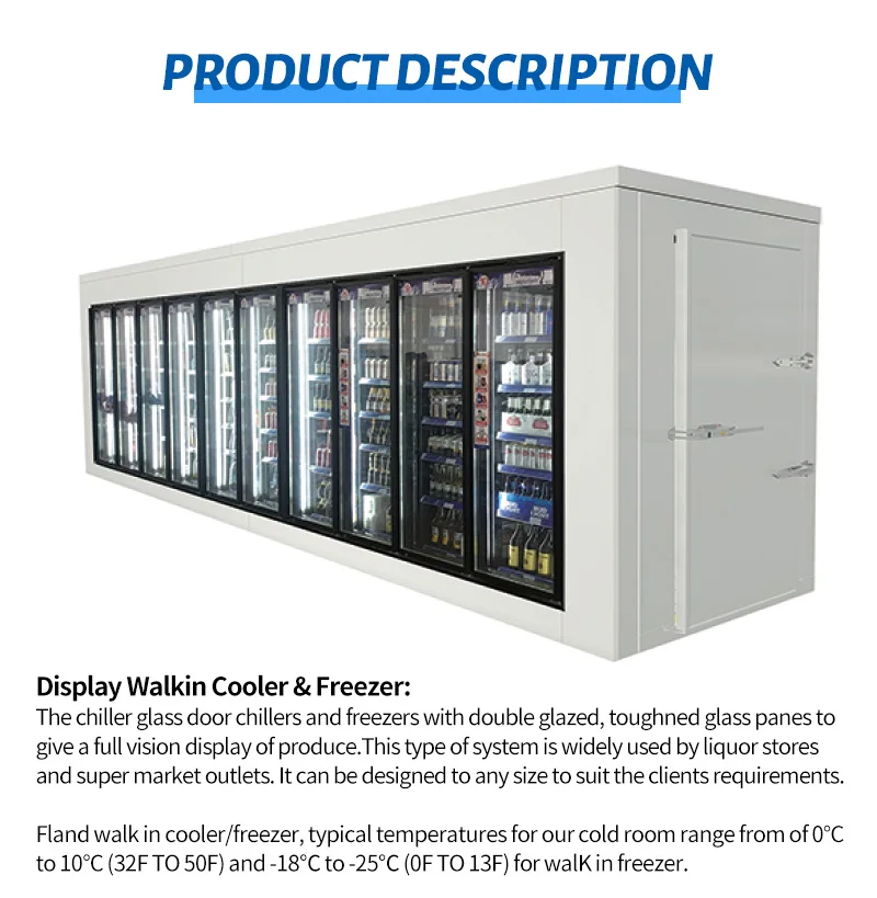 20ft Refrigerated Mobile Container Solar Cold Room Storage Walk In ...