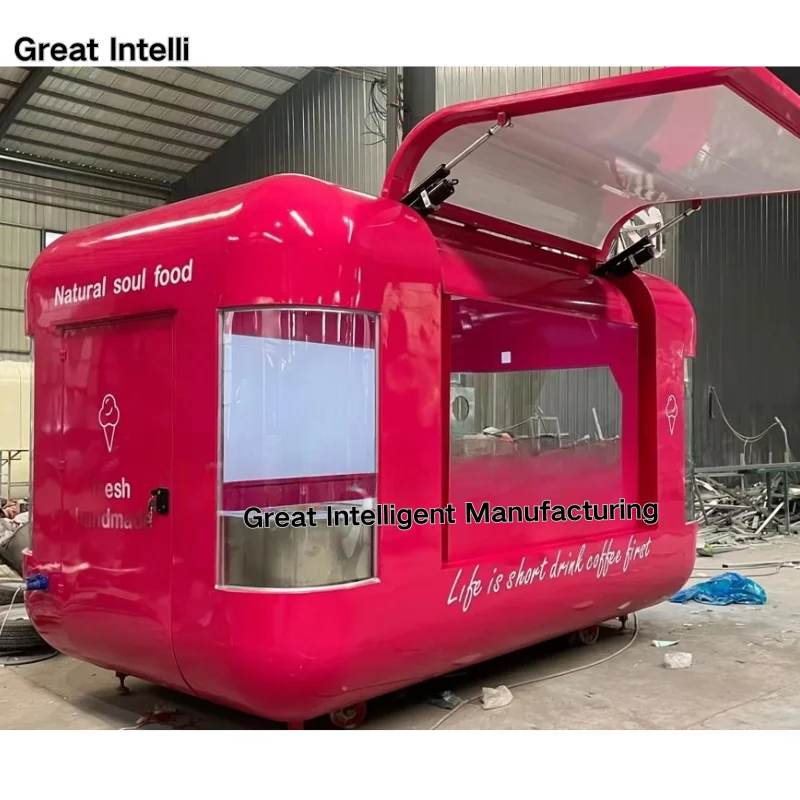 Winery Retail Mobile Food Truck Full Equipment Towable Pizza Van Snack ...