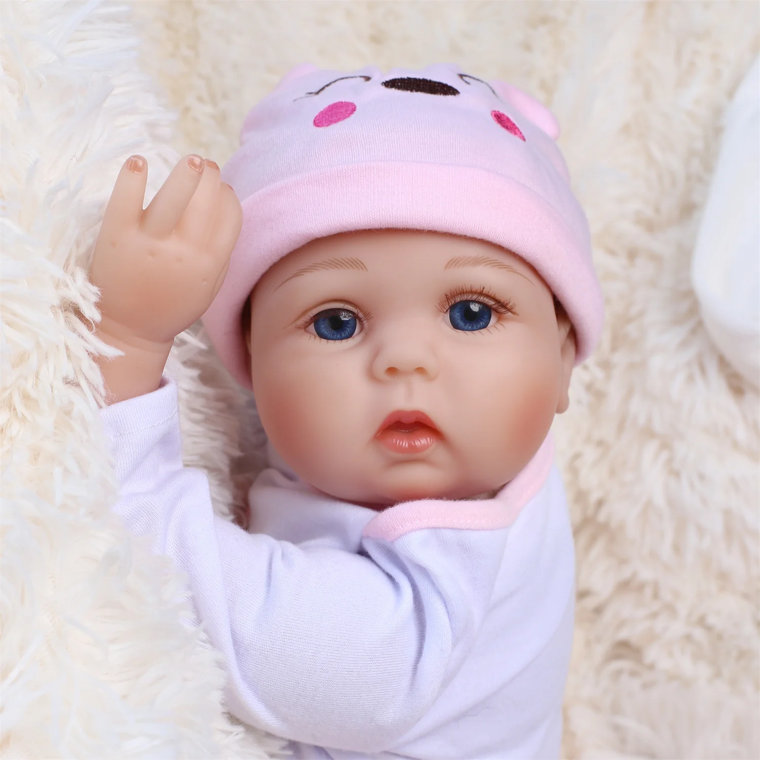 Lifelike Silicon Real Reborn Realistic Kid Toy Kit Baby Soft Alive Girl ...
