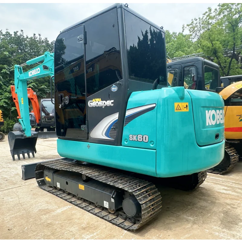 Kobelco Sk60 Japanese Small Medium Hydraulic Digger Machinery Used Mini ...