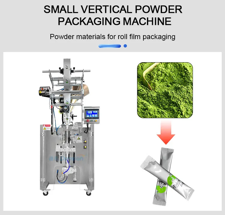 Automatic Rounded Corner Cutting Sachet Ginseng Powder Packing Machine ...