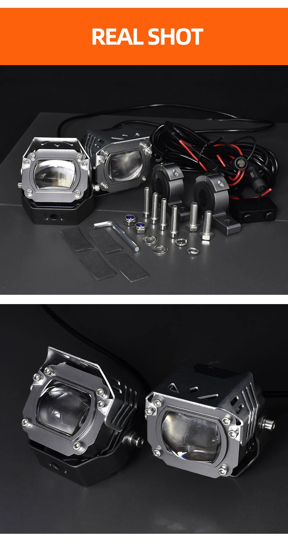 Motorcycle Lighting System Mini Driving Light Luces Led Para 60w ...