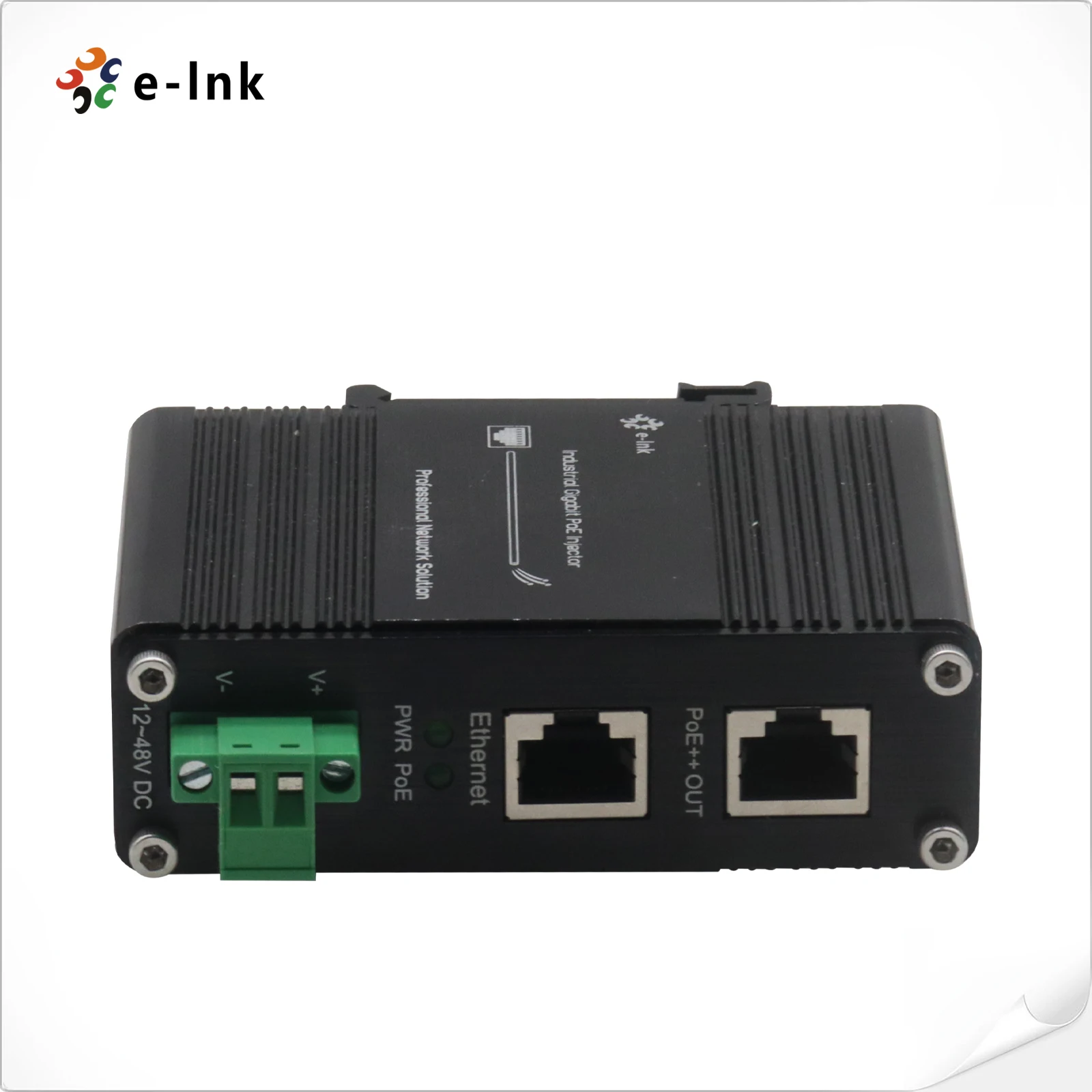 Industrial Gigabit 95w Poe Injector Ieee802.3 Bt 95w Hardened Poe Adapter With 12-48v Dc Input ...