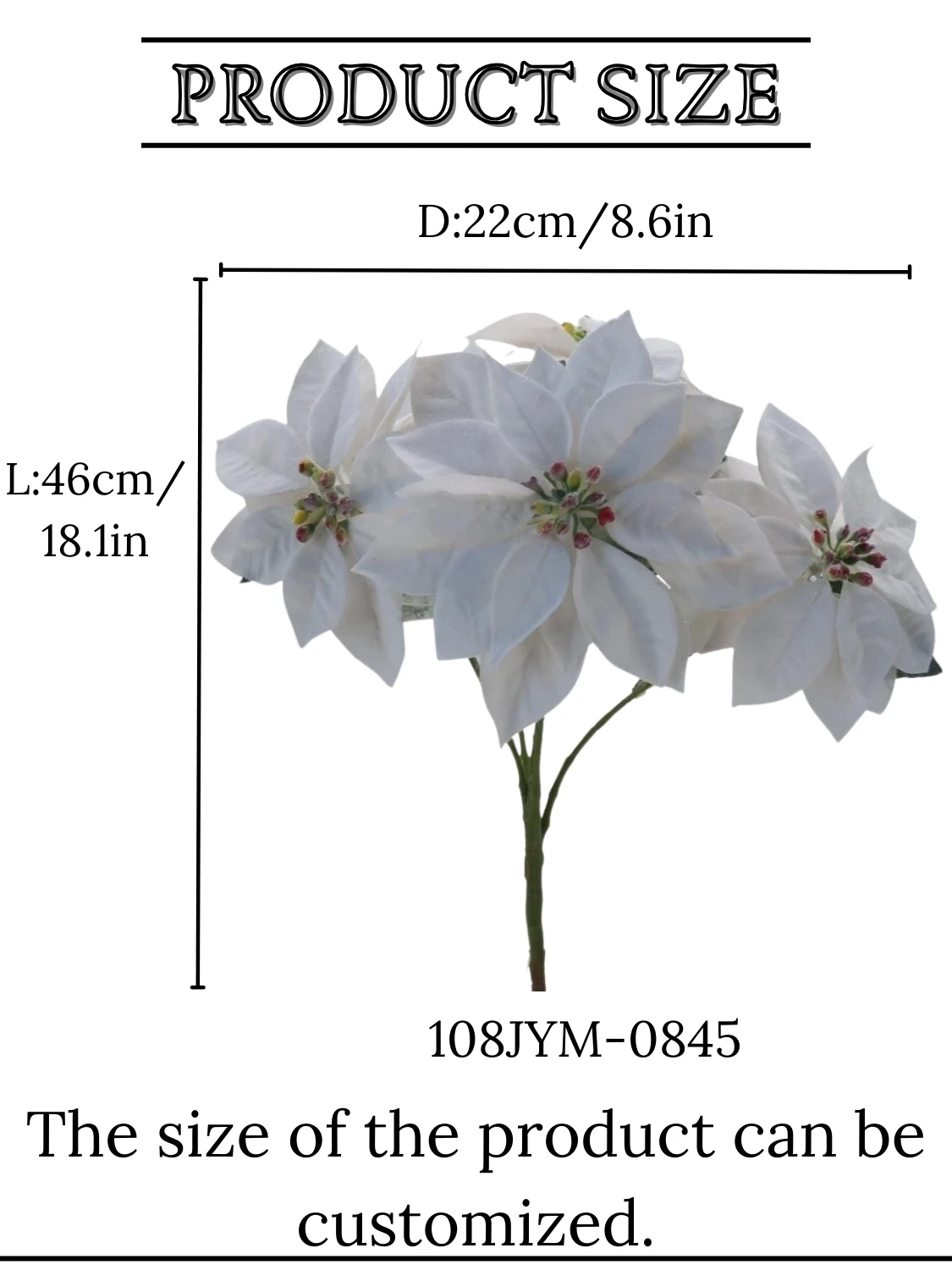 Factory Direct Faux Poinsettia Plant Christmas Flowers Poinsettias Bush For Home Decor Plastic ...