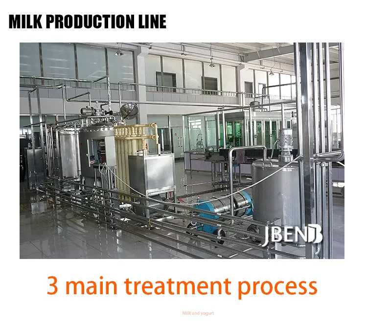 Complete UHT Milk Processing Packaging Plant Yogurt Production Line