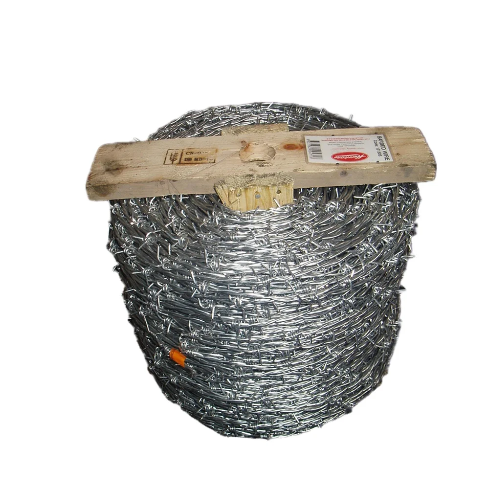 Good Price 50KGS per Roll Galvanized Barbed Wire Fencing